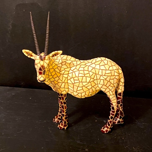 Barcino design | Art | Goat Figurine Oryx Mosaic Made At The National ...